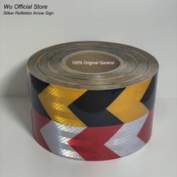 Jual Stiker Reflektor Panah Arrow Sign Sticker Pemantul Cahaya 1 Meter ...