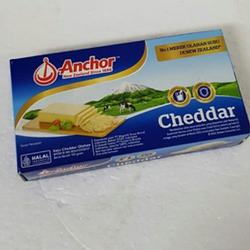 Promo Anchor Cheddar Block Cheese 150g - Keju Cheddar Asli New Zealand ...