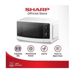 Promo Sharp Microwave Stylish Designed R-220MA-WH White 20 Liter Cicil ...