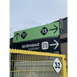 Jual rambu parkir no parking drop off area tiang gambar tulisan papan ...