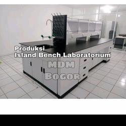 Jual Meja Laboratorium tengah island bench meja kerja phenolic 6mm Meja ...