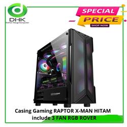 Jual Casing Gaming RAPTOR SPHINX - include 3 FAN RGB ROVER - Jakarta ...