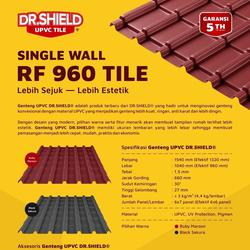 Jual atap genteng upvc elite roof (225 x 88 cm) elite roof - Kab ...