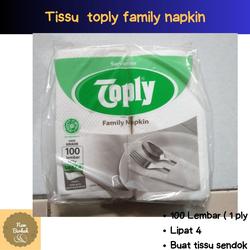 Jual Tissue Toply Napkin 100 lembar (Belah 2) Tissue Makan - Jakarta ...