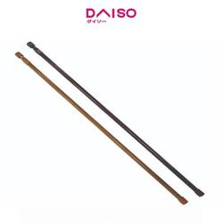 Jual Daiso Spring Tension Rod Grain 120-190cm 19-22mm - Cokelat tua ...