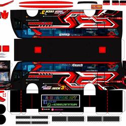 Jual Lembaran Pola Papercraft Bus Skala 50 jb5 kids panda Takumi PhD ...