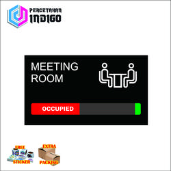 Jual Akrilik sign nama board gambar papan meeting room ruang meeting ...