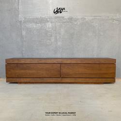 Jual JESSI Buffet TV Minimalis Modern Laci - Putih - Putih - CUSTOM ...