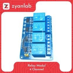 Jual MODULE RELAY 4 CHANNEL 5V AKTIV HIGH ATAU AKTIV LOW DENGAN ...