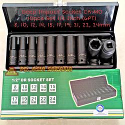 Jual JLD 10PCS Impact Mata 1/2 inch 8-24mm Kunci shock Impact socket set - Jakarta Barat - JIN ...