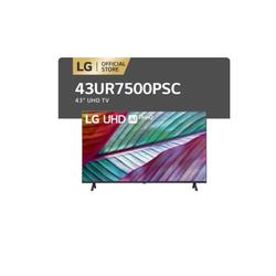 Promo LG 43UR7500PSC - LED SMART TV LED 43 INCH UHD 4K HDR THINQ LG ...