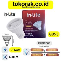 Jual Lampu MR16 LED IN-lite Inlite INMR1603 7W MR 16 7 W 7 Watt 7Watt Spot - WW3000K - Jakarta ...