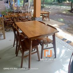 Jual meja makan minimalis set 4 kursi balero kayu jati - Kab. Jepara - Muji_Jaya_Furniture ...