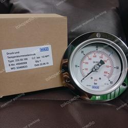 Jual PRESSURE GAUGE WIKA 2.5 INCH 25 BAR 350 PSI BACK CONNECTION 1/4 INCH - TIPE PAYUNG ...