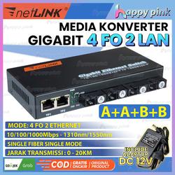 Jual Media Converter Ethernet Fiber Switch FO 2 SC 4 LAN POE Gigabit - Jakarta Pusat - Siatra ...