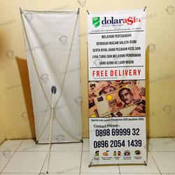Jual Cetak Spanduk, Banner X Banner 160 x 60 plus Besi - Besi - Kota ...