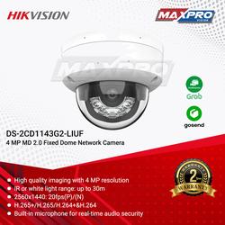 Jual DS-2CD1143G2-LIU - HIKVISION IP CAMERA 4MP DOME DUAL LIGHT AUDIO ...