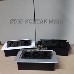 Jual BOX FLOOR SOCKET/STOP KONTAK TANAM LANTAI-MEJA 3 ARDE COLOKAN ...