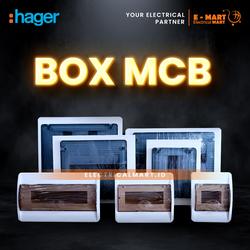 Jual HAGER BOX MCB 12 GROUP INBOW TANAM VF112TVA TUTUP TRANSPARANT ...