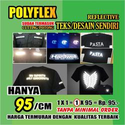 Jual Polyflex Cutting Sablon Digital Satuan Desain Logo Custom Foil ...