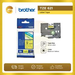 Jual Brother Label Tape TZE-621 9MM Black On Yellow - Jakarta Pusat ...