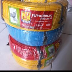 Jual kabel nyaf 1.5mm meteran warna - Kuning hijau - Kota Tangerang - SURYADI LISTRIK 31 | Tokopedia