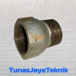 Jual Socket gip 1-1/2" sambungan pipa besi galvanized (3 variasi ...