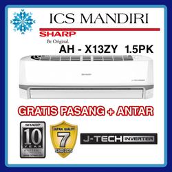 Jual AC Split SHARP J-tech Inverter Powerful Jet 1.5PK AH-X13ZY (R-32) - Kota Batam - CBR ...