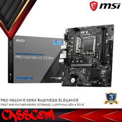 Promo MSI PRO H610M-E DDR4 (LGA1700, H610, DDR4, USB3.2, SATA3) Cicil 0 ...