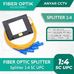 Jual Passive splitter / pasif spliter 1:4 fiber optic SC UPC MODULAR ...