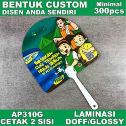 Jual Kipas Promosi PVC Disen Custom Bebas Cetak Logo Gambar Foto Murah ...
