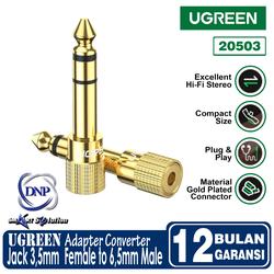 Jual Adapter Converter Audio AUX 6.5mm Male To Jack 3.5mm Female UGREEN - 20502 - Kab. Tangerang ...