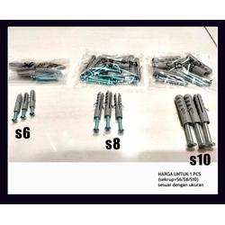 Jual set skrup beserta baut s6 s8 s10 Toolsimbolon - S6 - Kab. Bekasi - toolsimbolon | Tokopedia