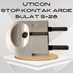 Jual Uticon Steker Arde Bulat S-28 Round Plug S28 - Jakarta Pusat ...