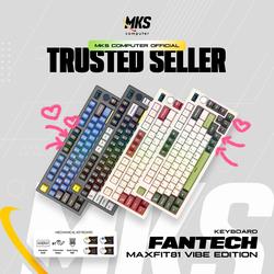 Jual Fantech MAXFIT81 Frost Wireless 75% Mechanical Keyboard Gaming ABS ...