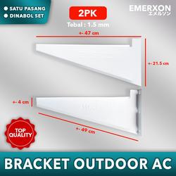 Jual BRACKET AC OUTDOOR 1/2 PK - 1 PK / BRAKET AC OUTDOOR - TEBAL 1mm ...
