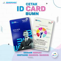 Jual Cetak Custom Print UV DESAIN ID CARD BUMN NAME TAG PVC RFID E-TOLL - Spot Doff 1S, RFID 13 ...
