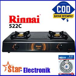 Jual kompor gas rinnai 2 tungku ri 522c teflon - Kab. Banyumas - Khansa ...