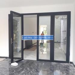 Jual Kusen Pintu dan Jendela Aluminium ALEXINDO Warna Hitam Doff 3 Inch - Jakarta Barat - PELITA ...