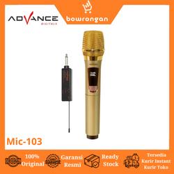 Promo Microphone Advance Mic-103 Profesional Mic Wireless Bisa di ...