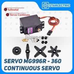 Promo MOTOR SERVO MG996R MG996 METAL GEAR 360 DEGREE CONTINUOUS - Kota ...