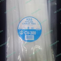 Jual Kabel Ties CV 300 KSS Original Ukuran 300 x 7.6 mm - Putih - Kab. Bogor - NR ELEKTRIK ...