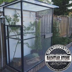 Jual KANDANG AVIARY BESI OUTDOOR / AVIARY MINI / KANDANG BURUNG MODEREN ...