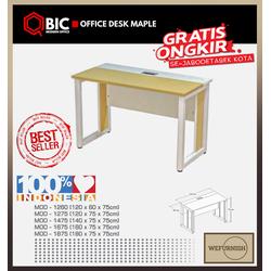 Jual Meja Kerja Kantor Partisi 2-4-6-8 Staff QBIC Maple - 2 Staff, Tanpa Laci - Kab. Tangerang ...