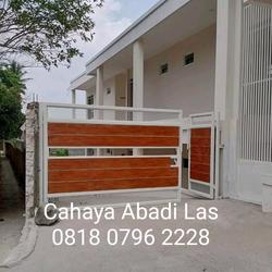 Jual pintu pagar lipat minimalis - Kota Bekasi - Indah Karya Las ...