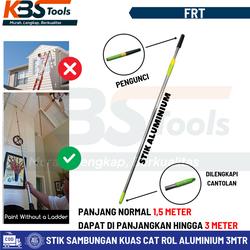 Jual Tongkat Cat Kuas Rol ACE 3 meter / Stik Pemanjang Roll Extension ...