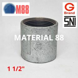 Jual SOK BESI GALVANIS 1/2 INCH / SOCKET DRAT DALAM BESI GALVANIS - Kab ...