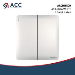 Promo ARCHITECH INFINITY A63 BLACK SAKLAR STOP KONTAK FRAME - 1 GANG 2 ...