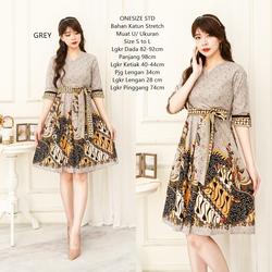 Model Dress Batik Pendek