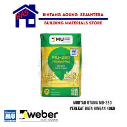 Jual MORTAR MU 380 40 KG PEREKAT BATA RINGAN - Jakarta Pusat - CAHAYA ...